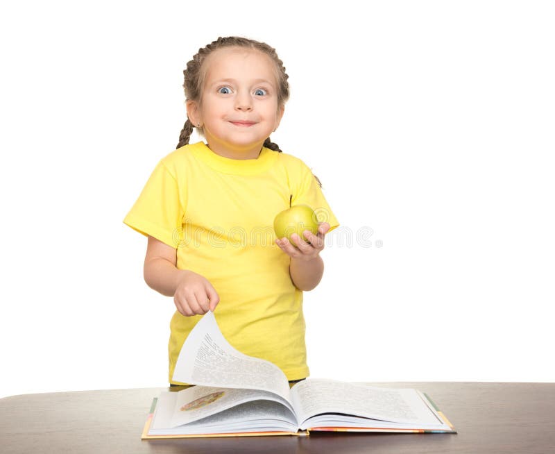 Girl read a book in bed stock image. Image of repose - 31448439