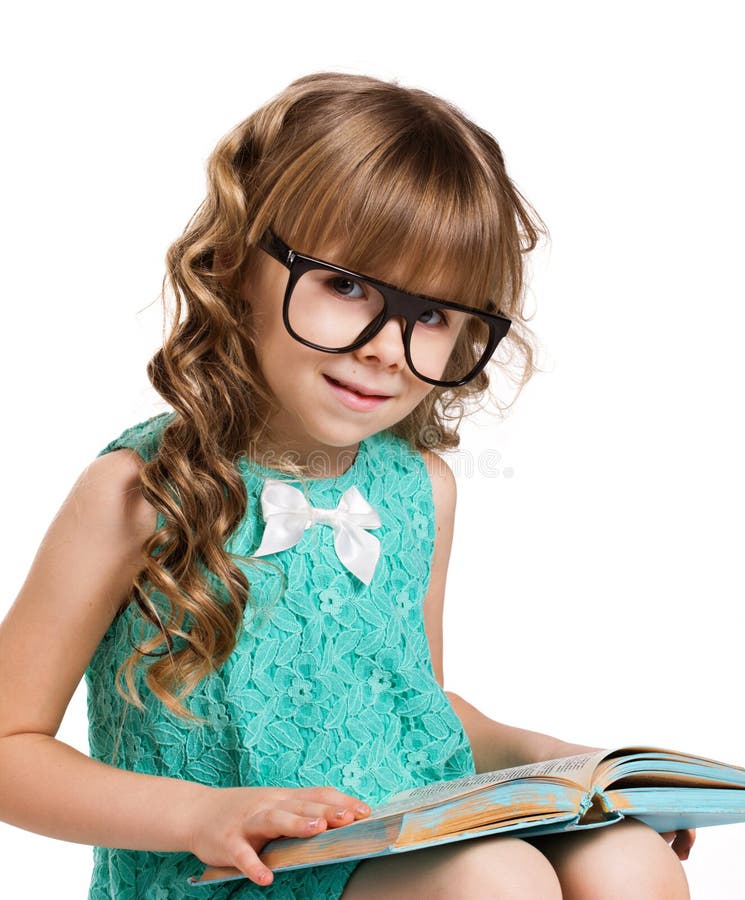 Girl reading book stock photo. Image of lecture, girl - 32613058