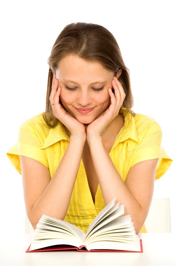 Girl reading book stock photo. Image of kids, reading - 1912806