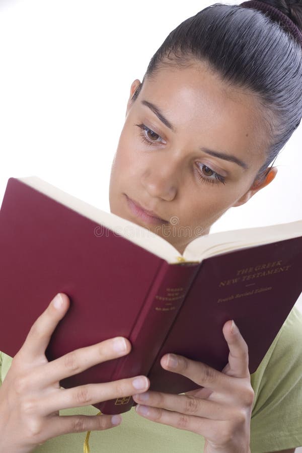 Girl reading book stock image. Image of formulas, education - 2793635