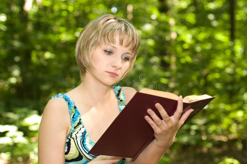 Girl Reading Book Picture. Image: 9922873