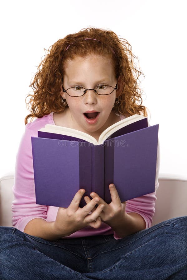 18+ Surprised girl looking book Free Stock Photos - StockFreeImages