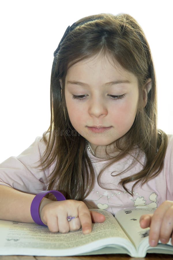 Girl reads the book stock photo. Image of book, concentration - 37881392