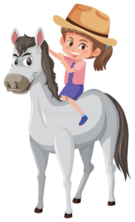 Girl Riding Horse Stock Illustrations – 2,864 Girl Riding Horse Stock ...