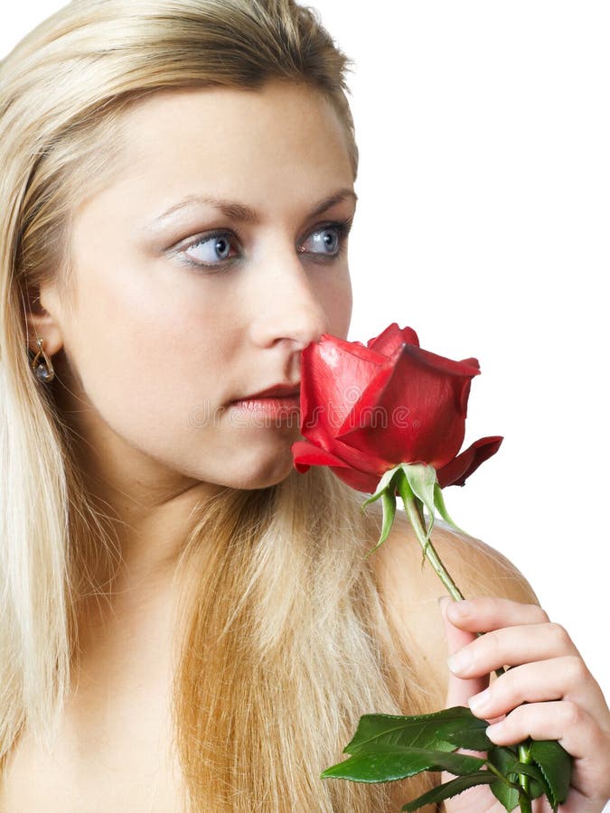 Girl With Rose Picture. Image: 4099478