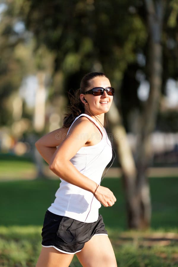 Girl running stock image. Image of healthy, athlete, outdoors - 26240725