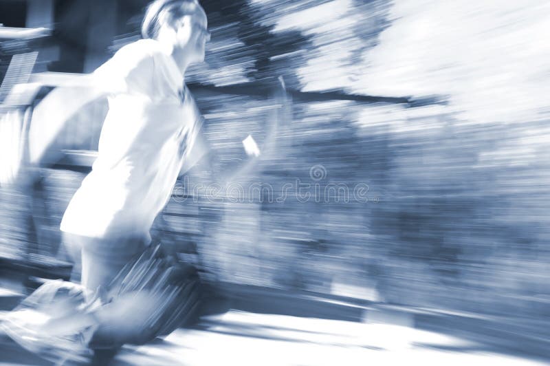 Girl running stock photo. Image of girl, workout, athletic - 9182150