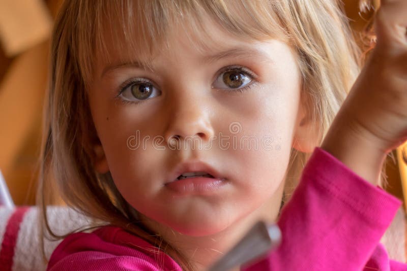 Girl`s face expression stock image. Image of beautiful - 189067127