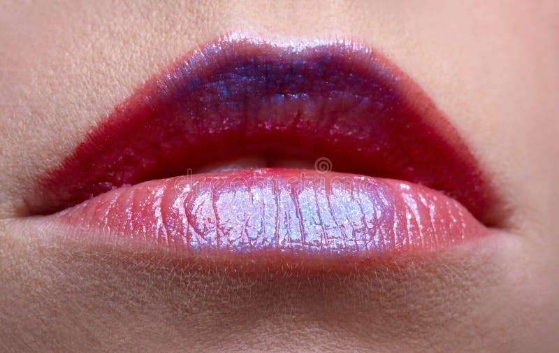 Girl s lips stock photo. Image of sensitivity, violet - 9098070