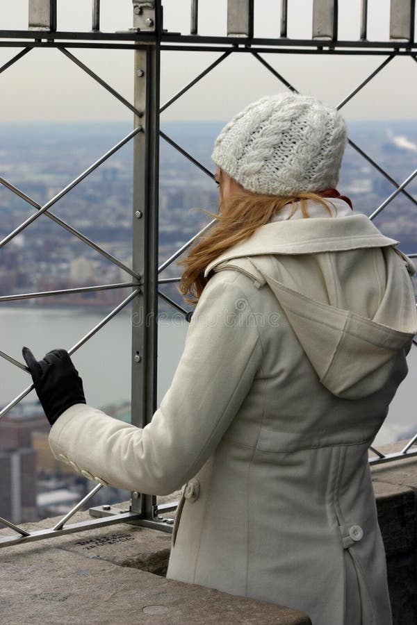 Girl s view stock image. Image of view, look, building - 2059379