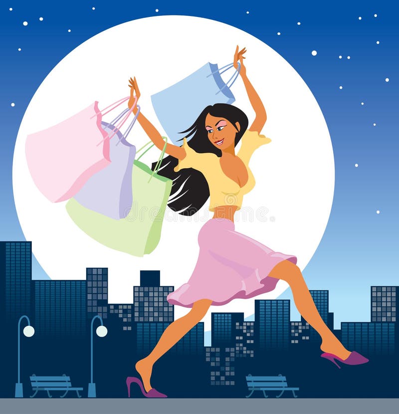 Sales girl stock vector. Illustration of meeting, promoting - 31616928