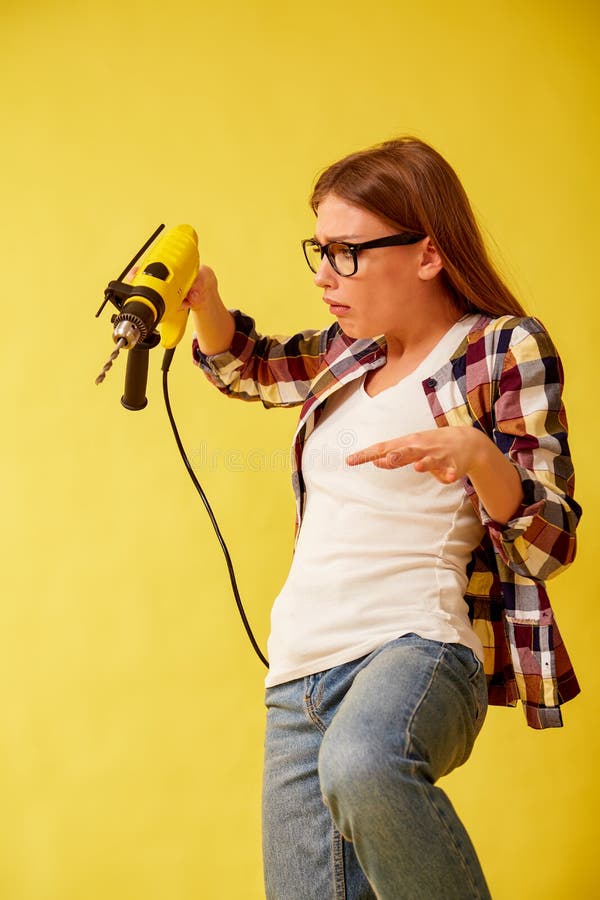 Scared Man Holding Hands on Face Stock Photo - Image of attractive ...