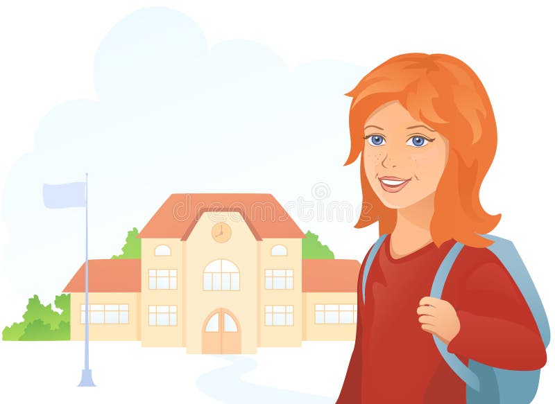 Children Going To School Drawing Stock Illustrations – 884 Children ...