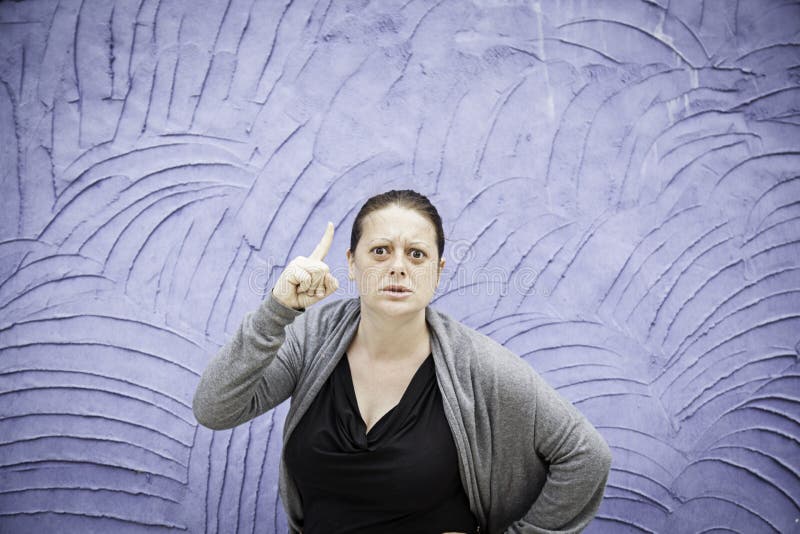 Girl scolding stock photo. Image of bright, finger, concept - 54275926