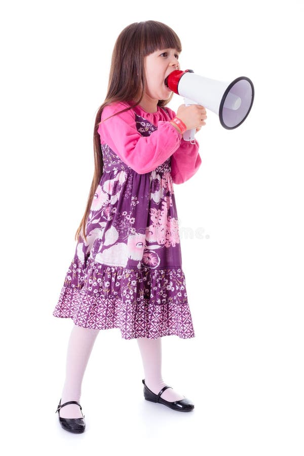 Little girl shouting stock photo. Image of emotion, child - 10133004