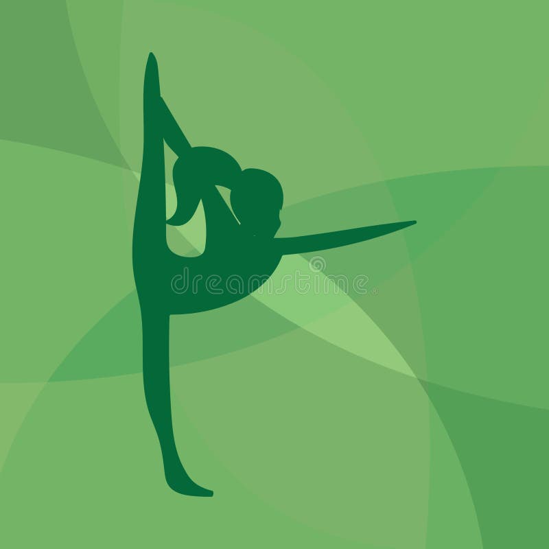 Standing Split Yoga Manga Tutorial How Cartoon Vector Illustration ...