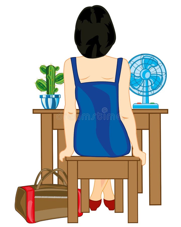 Girl Behind Table Stock Illustrations – 452 Girl Behind Table Stock ...