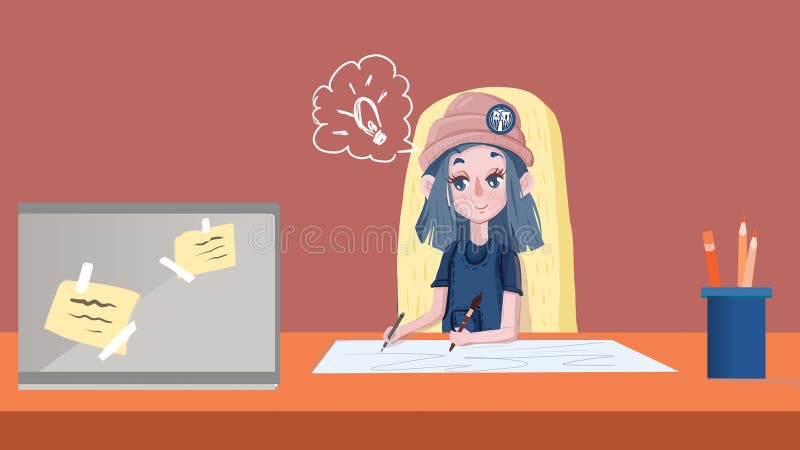 Indolent Girl Stock Illustrations – 10 Indolent Girl Stock ...