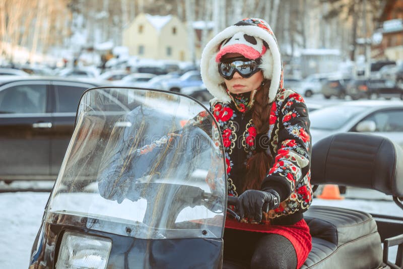 188 Snowmobile Girl Stock Photos - Free & Royalty-Free Stock Photos ...