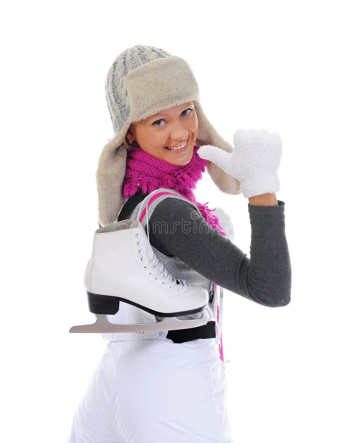 Female Figure Skater stock image. Image of female, winter - 544363