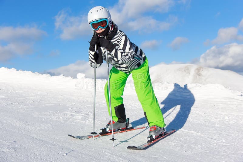 Skiing blazing fast stock photo. Image of skiboots, italy - 2182866