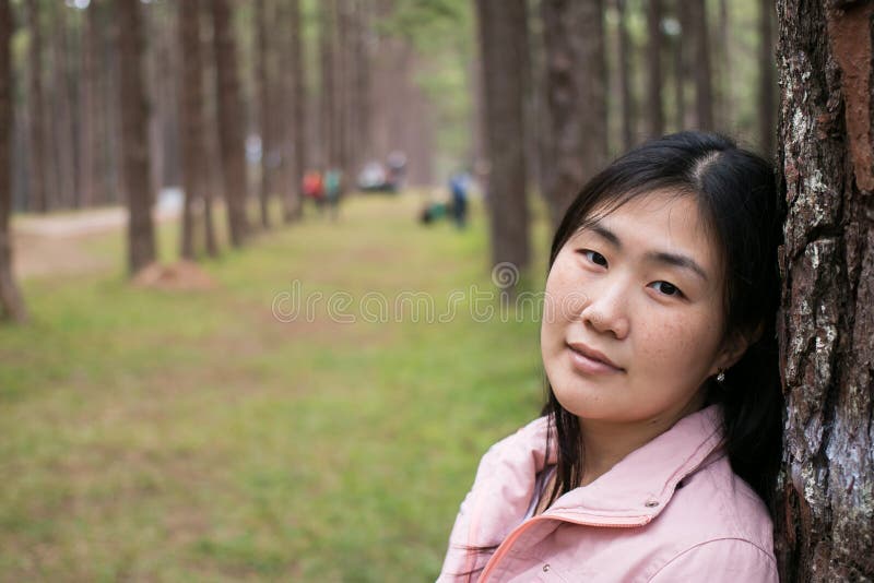 Girl with a smail stock photo. Image of fashion, hand - 47754664