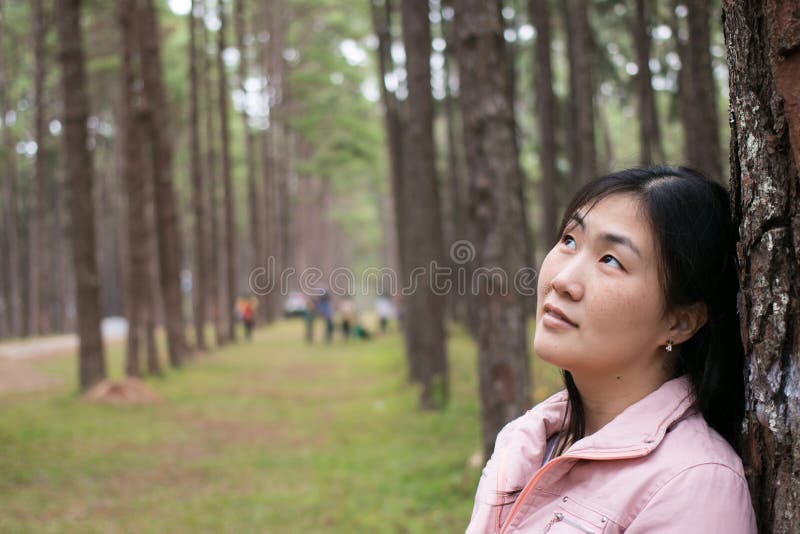 Girl with a smail stock photo. Image of brunette, closeup - 47754682