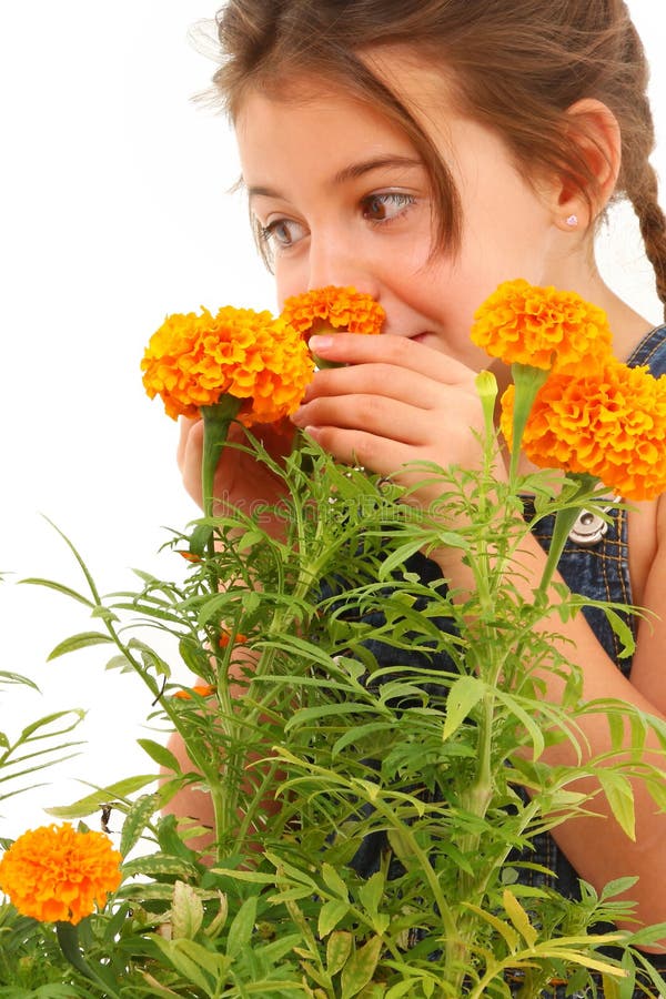 Elementary Girl S Slumber Party Hair Rollers Stock Photo - Image of ...