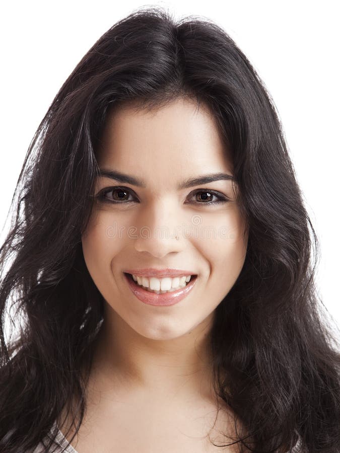 Girl smiling stock image. Image of closeup, look, friendly - 19206785