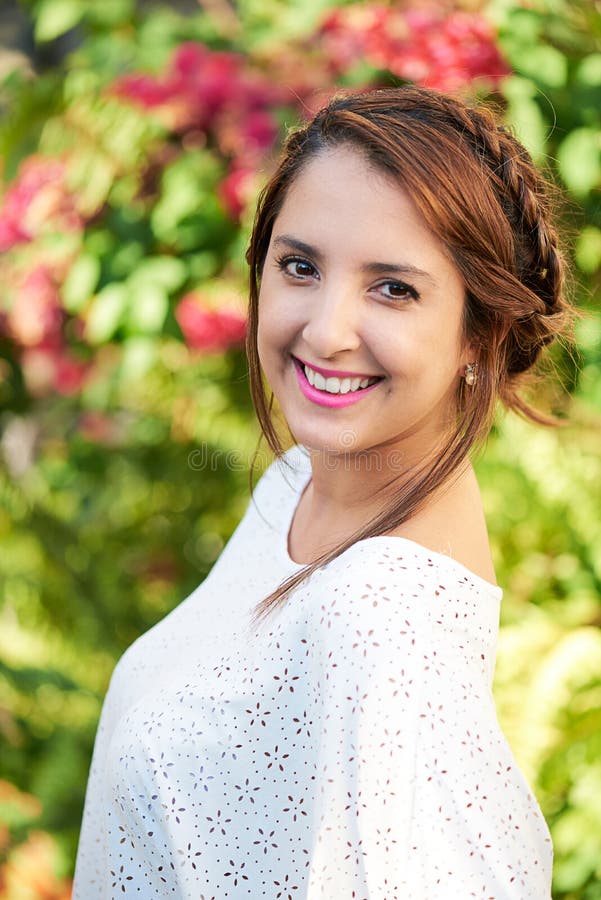 Girl smiling outside stock image. Image of model, people - 70221619