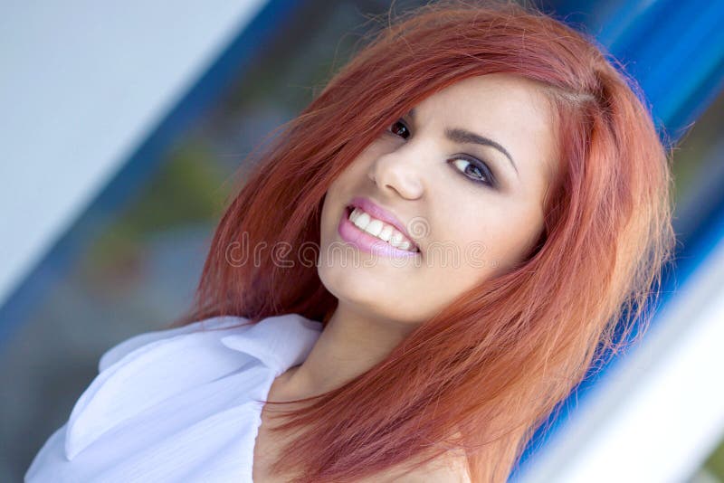 Girl Smilling stock photo. Image of model, cheerful, lady - 27696596