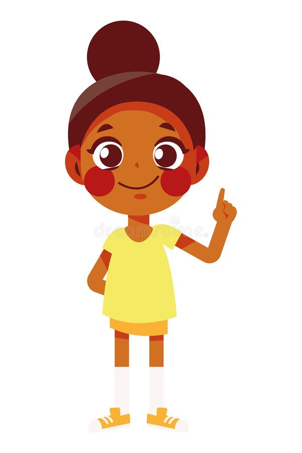 Girl speaking cute icon stock vector. Illustration of cheerful - 289852425