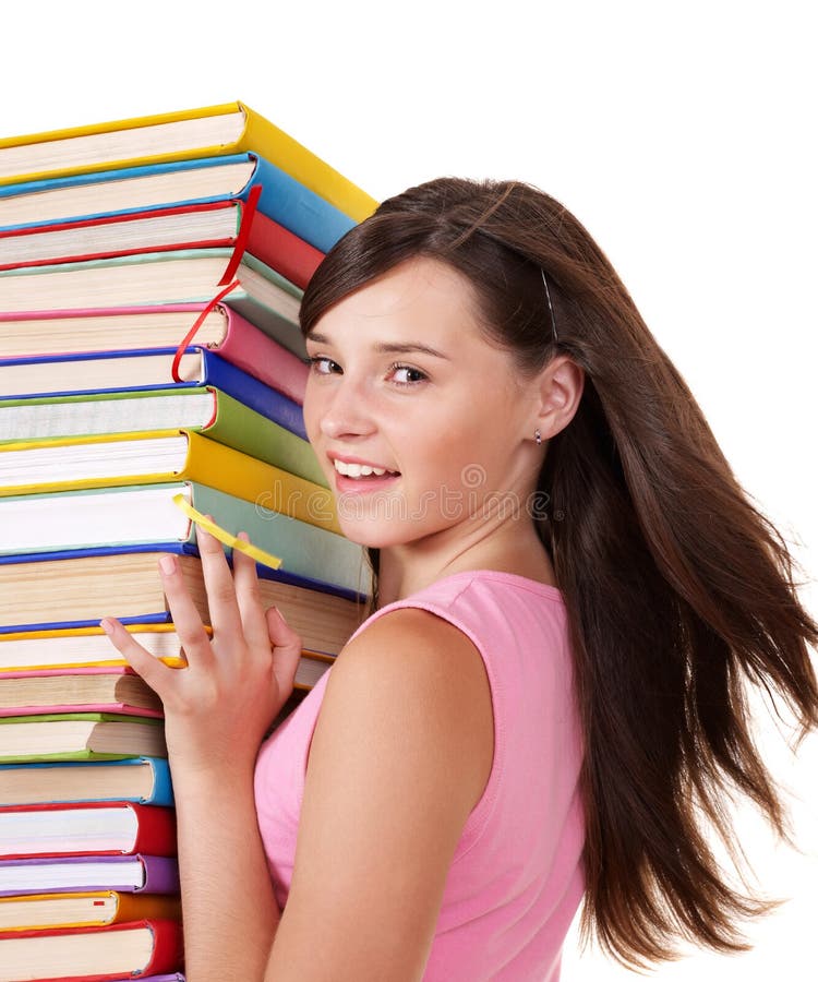 235 Girl Stack Colored Book Stock Photos - Free & Royalty-Free Stock ...
