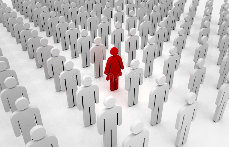 Stand Out From The Crowd People