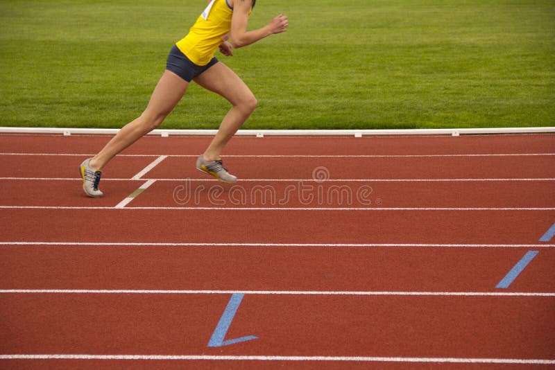 Girl start running stock photo. Image of outdoor, female - 70390170