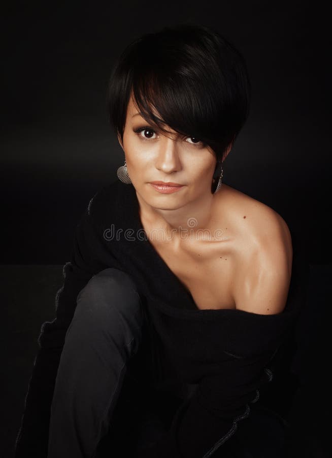 Girl in studio stock photo. Image of model, fashion, studio - 65138560