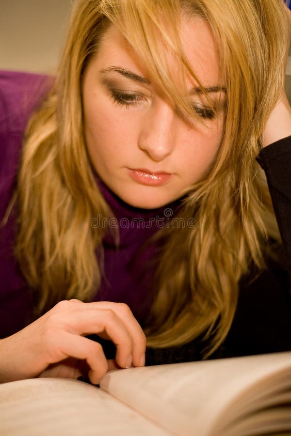 Girl study stock photo. Image of isolated, cute, literature - 13183226