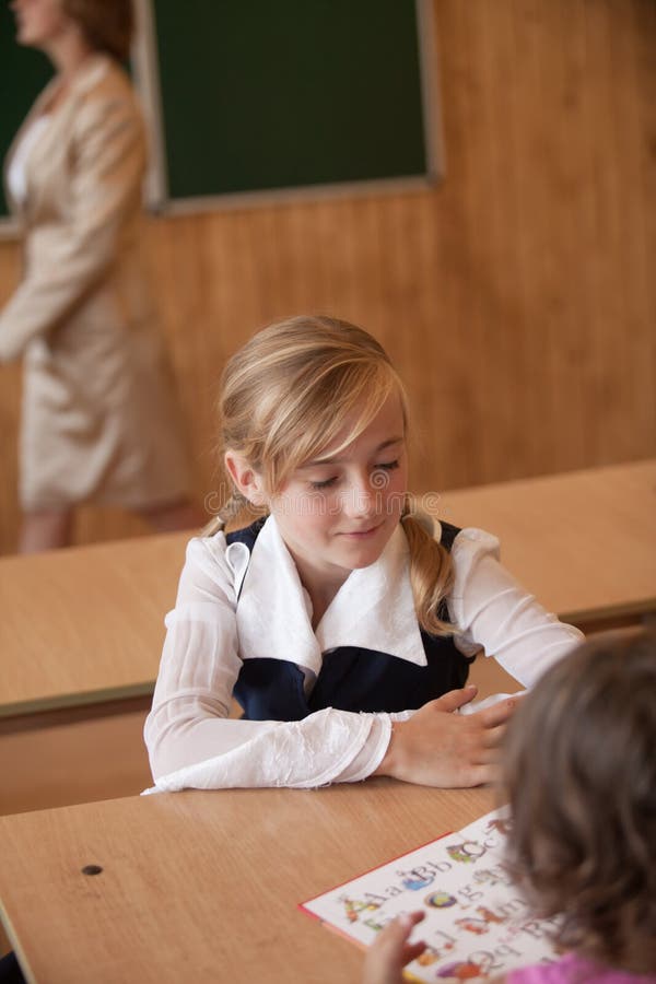 Girl is studying stock photo. Image of beautiful, learning - 56621306