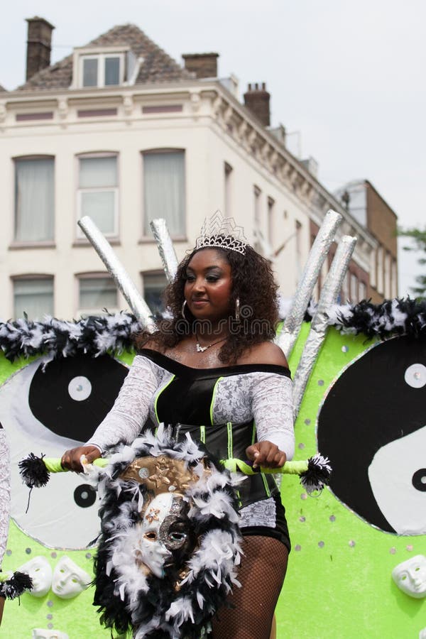 Girl in Summer Carnival Parade 2012 Editorial Stock Photo - Image of ...