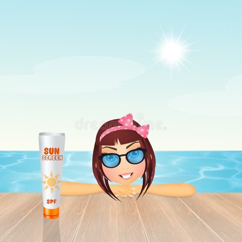 Funny Sunscreen Stock Illustrations – 1,380 Funny Sunscreen Stock ...