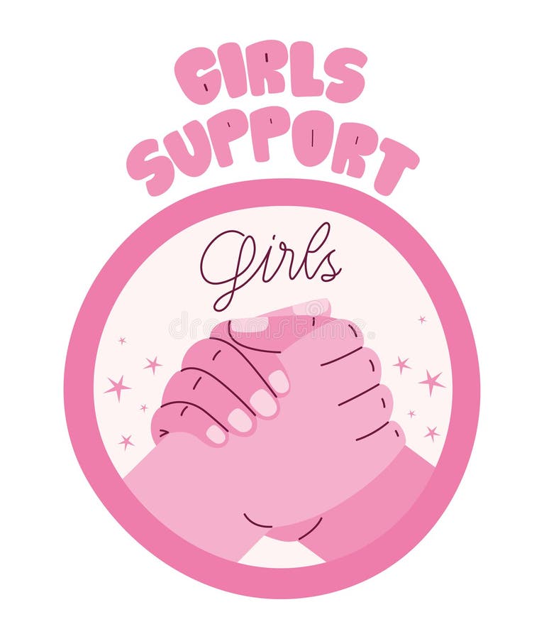 Girl support design stock vector. Illustration of women - 270806760