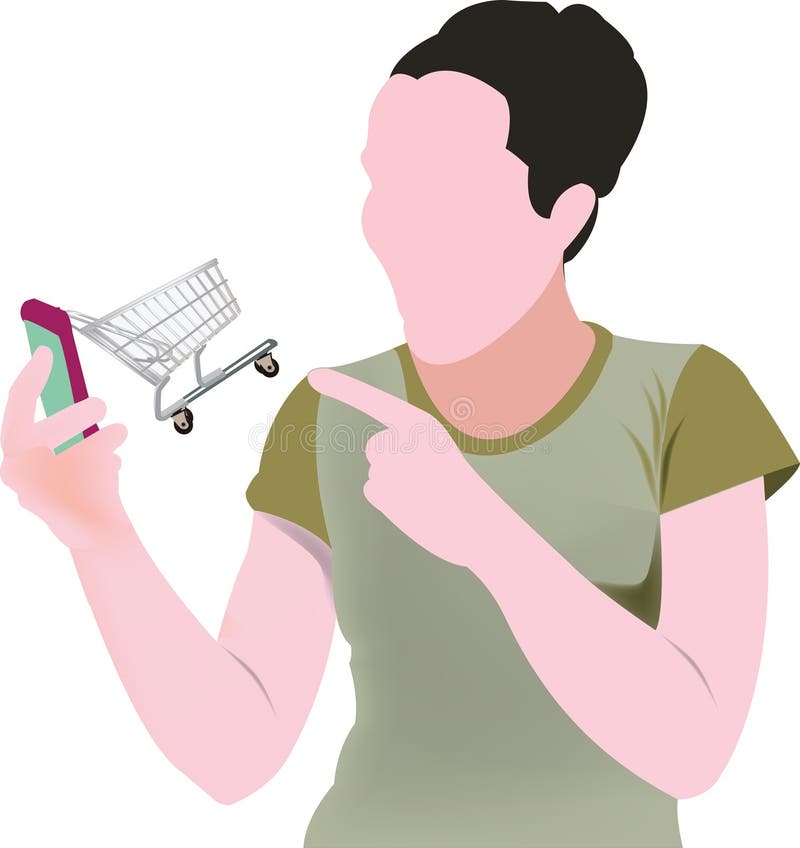 Girl Surprise Visit and Delivery of Stock Vector - Illustration of ...