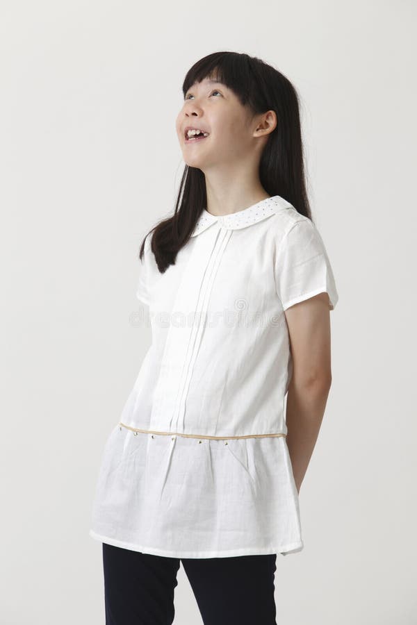 Girl surprised stock image. Image of face, asian, cheerful - 48522379