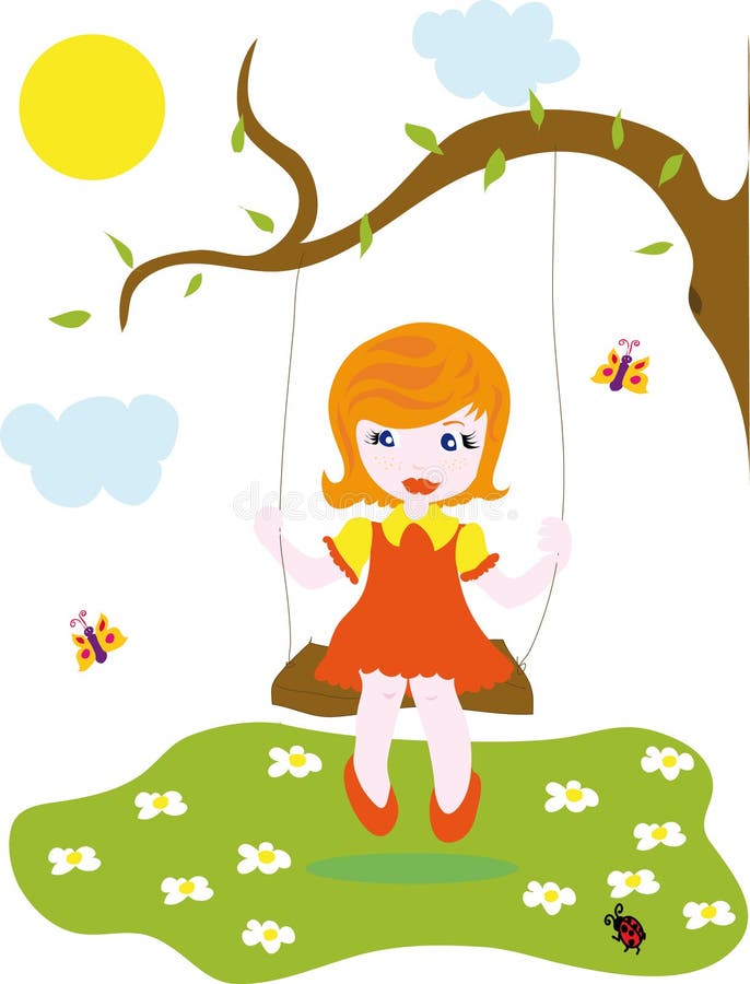 Spring Swing Stock Illustrations – 6,500 Spring Swing Stock ...