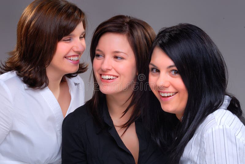 Conversation stock photo. Image of beautiful, caucasian - 4443186