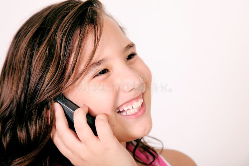 Girl talking stock image. Image of kids, copy, person - 11572093