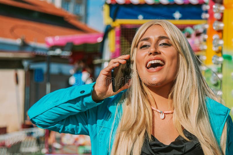 Girl Talking on the Mobile Phone Stock Photo - Image of telephone ...