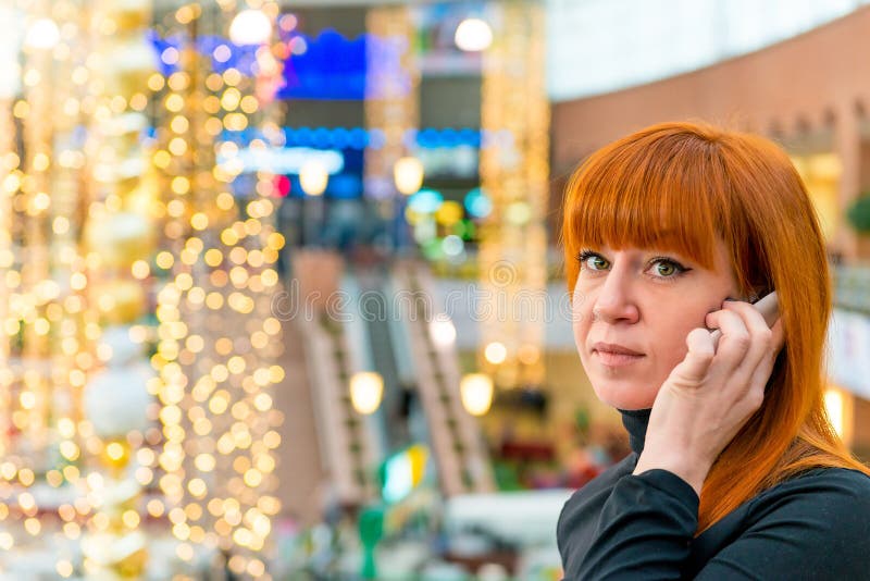 Girl talking on the phone stock photo. Image of portrait - 51474524
