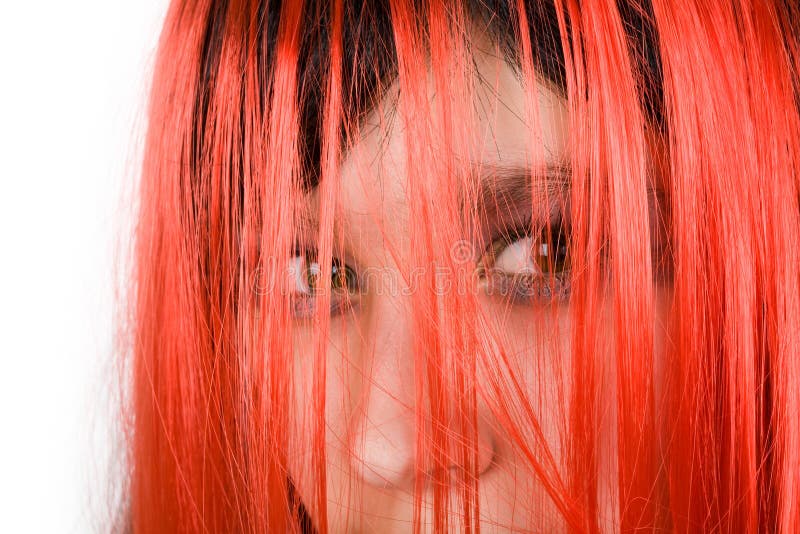 Girl a teenager stock image. Image of hair, girl, sight - 13453907