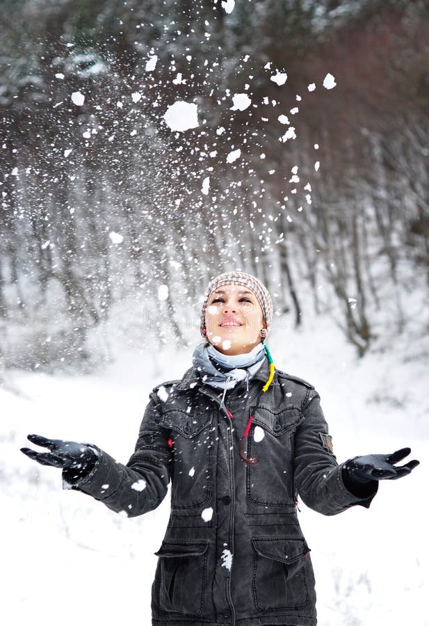 Girl playing in the park stock photo. Image of arms, nature - 19298178